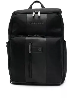 PIQUADRO Logo-lettering Backpack - Black
