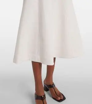 Veronica Beard Fellini Floral Jacquard Midi Skirt