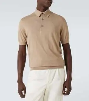 Zegna Cotton Polo Shirt - Brown
