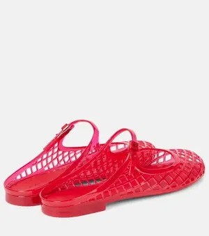 Tory Burch Mellow Mary Jane Mules - Red
