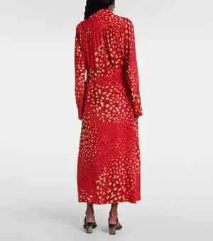 Dries Van Noten Printed Viscose Coat