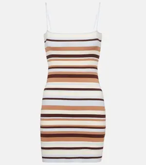 Faithfull The Brand Citara Knitted Minidress - Multicoloured