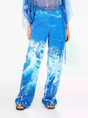 Roberto Cavalli Graphic-print Trousers