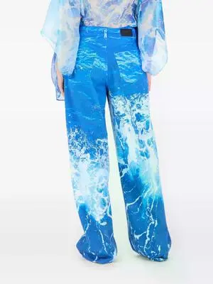 Roberto Cavalli Graphic-print Trousers