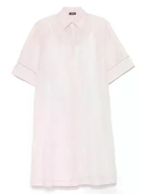 Peserico Semi-sheer Midi Shirt Dress