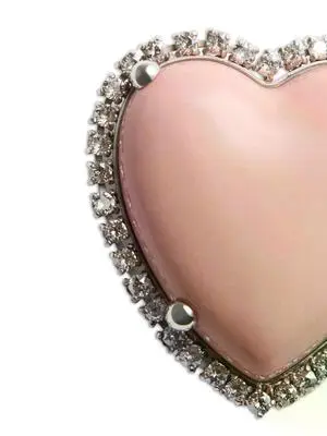 Valentino Garavani Coeur Hyperbole Brooch - Silver