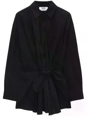 MSGM Knot-detail Mini Dress