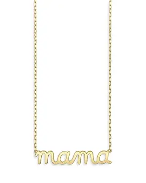 SYDNEY EVAN 14k Yellow Mama Pendant Necklace - Gold