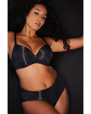 Natori Cloud Comfort Back Smoothing T Shirt Bra - Black