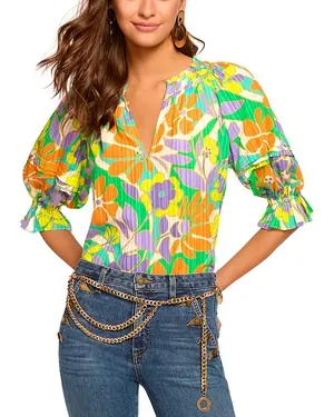 Ramy Brook Trixie Floral Blouse