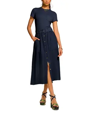 Ramy Brook Sylvie Dress Spring Navy