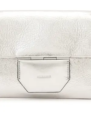 ALLSAINTS Jupiter Metallic Crossbody - Silver