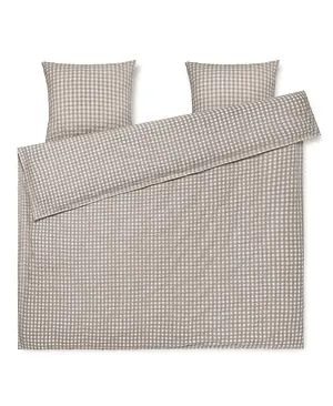 JUNA Baek & Bolge Duvet Cover Set - Grey/birch