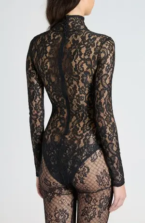 Valentino Garavani Sheer Lace Bodysuit