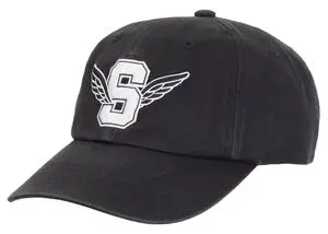 Supreme Wings Logo 6-panel Cap - Black