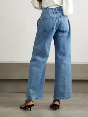 PATOU High-rise Wide-leg Jeans