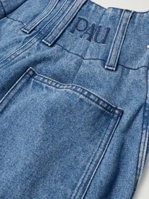 PATOU High-rise Wide-leg Jeans