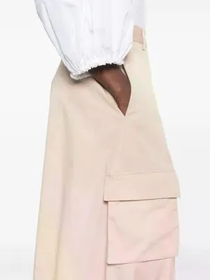 Fabiana Filippi Cargo Maxi Skirt - Neutrals