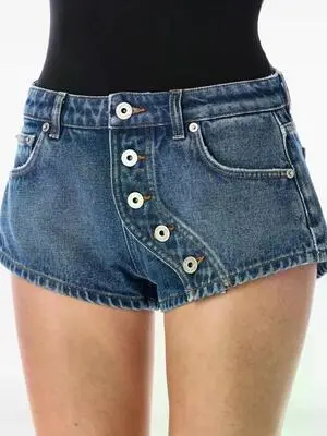 JEAN PAUL GAULTIER Button-detailed Mini Shorts