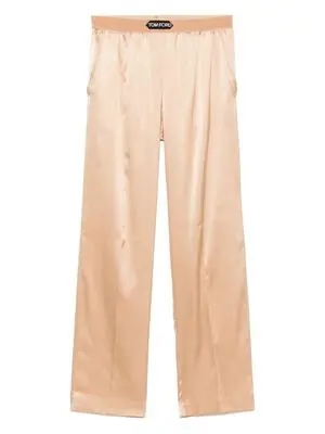 TOM FORD Tom Ford Satin Pajama Pants Brown