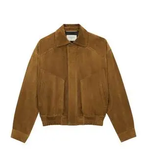 Saint Laurent Suede Bomber Jacket