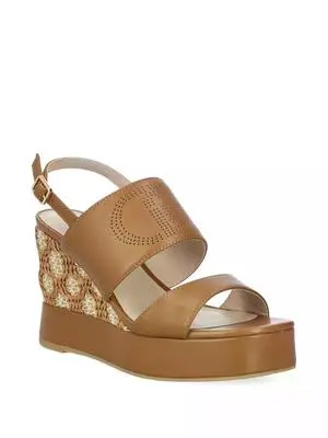 Liu Jo Braided Wedge Sandals
