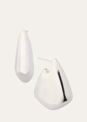 Bottega Veneta Fin Earrings Argento