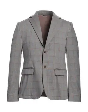 DANIELE ALESSANDRINI Blazer Size Polyester, Viscose, Elastane