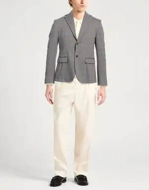 DANIELE ALESSANDRINI Blazer Size Polyester, Viscose, Elastane