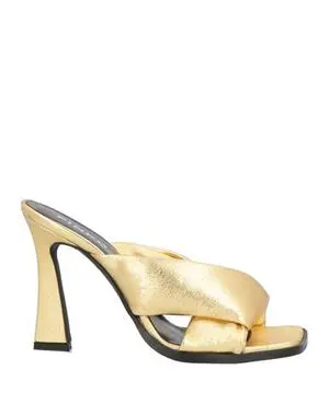 Pinko Gold Tone Shoes For Women