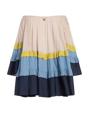 TWINSET Cotton Tiered Mini Dress
