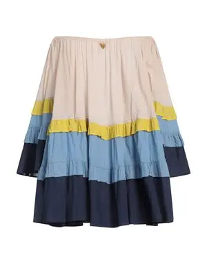 TWINSET Cotton Tiered Mini Dress