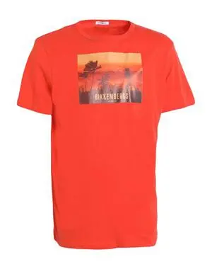 BIKKEMBERGS T-shirt Size Cotton - Orange