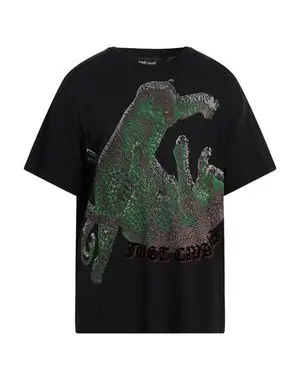 Just Cavalli T-shirt Size Cotton - Black