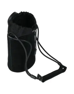 High Leather Bucket Bag