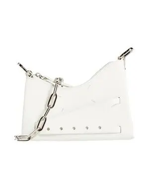 MAISON MARGIELA Leather Cross-body Bag - White