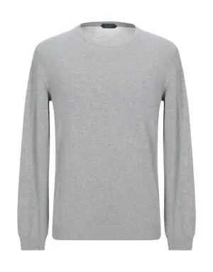 ZANONE Sweater Light Cotton - Light Grey