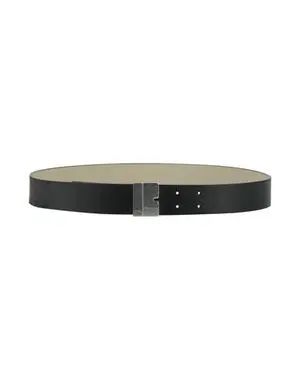 Burberry Calfskin Leather Belt - Black