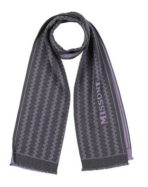 Missoni Woman Scarf Dark Green Size - Wool Grey
