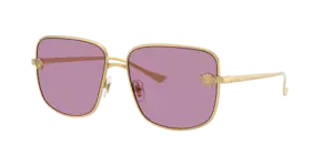 Versace Ve2282 Sunglasses - Dark Violet Mirror Silver Int