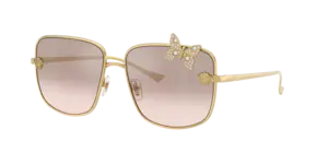 Versace Ve2282 Sunglasses - Light Brown Mirror Silver Gradient