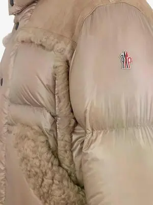Moncler Shearling-trimmed Puffer Jacket
