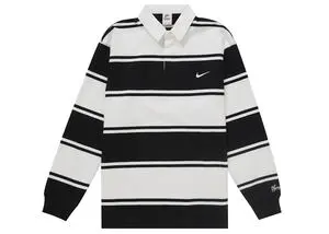 Supreme Nike Stripe Rugby - Black