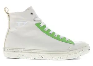 DIESEL Sathos Mid High-top Sneakers - Tofu/fluorescent/green