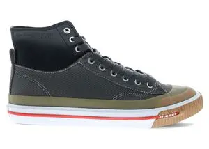 DIESEL Sathos Midin High-top Sneaker - Charcoal Grey/black