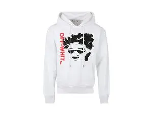 Men's White Slim Sweatshirts Hoodies