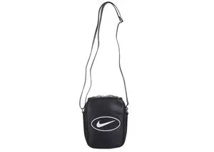 Supreme Nike Leather Shoulder Bag - Black
