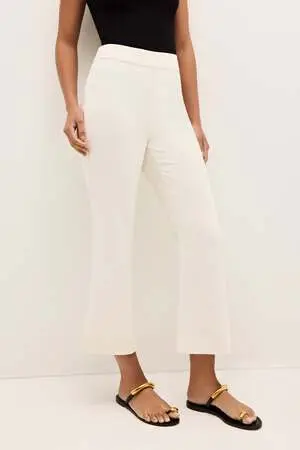 MARIE OLIVER Mia Crop Pant - Bone