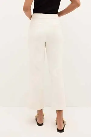 MARIE OLIVER Mia Crop Pant - Bone
