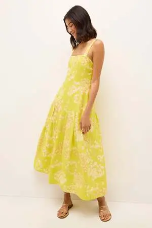 MARIE OLIVER Dixon Dress - Honeysuckle